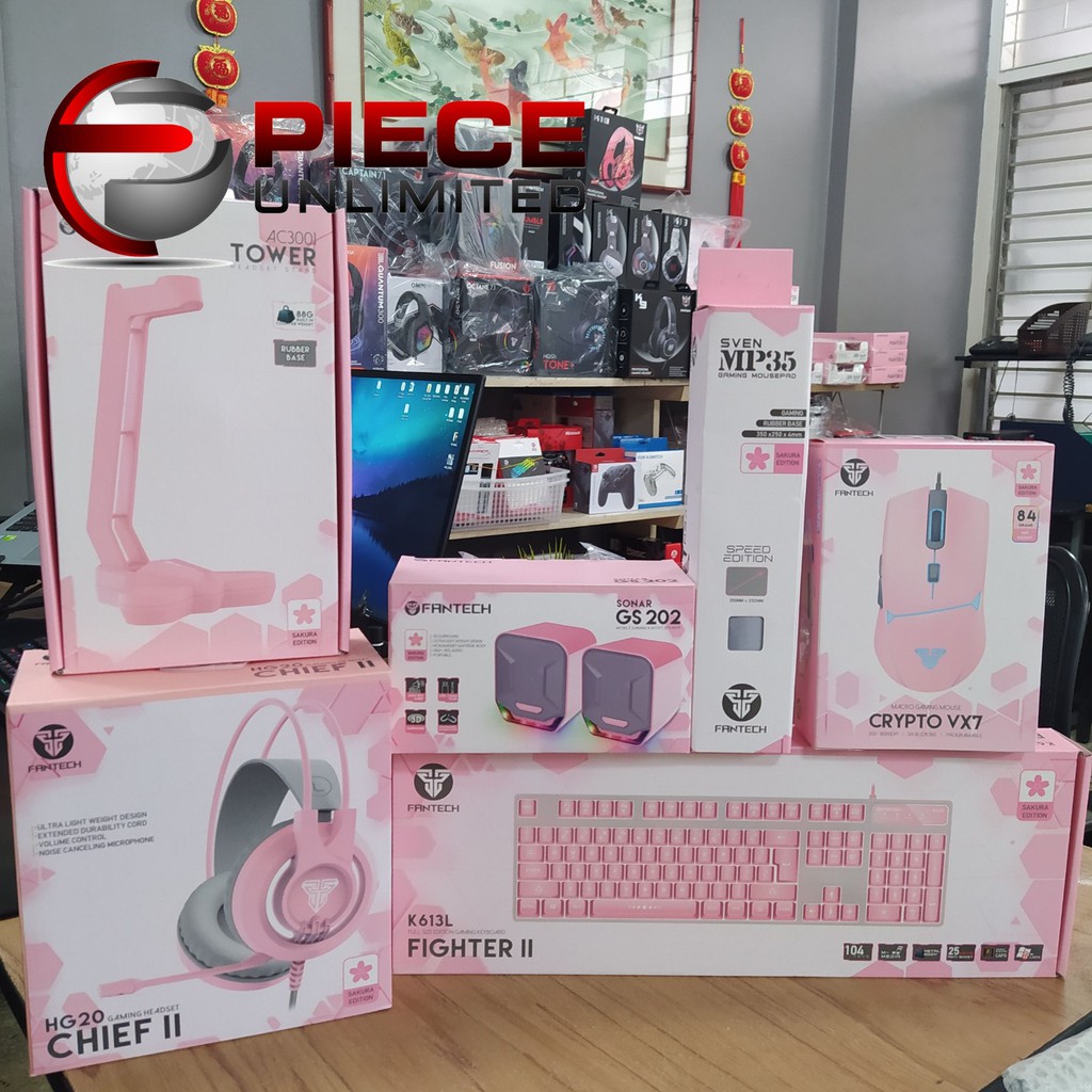 Fantech Sakura Edition Lite Pink Gaming Set | Piece Unlimited Store ...