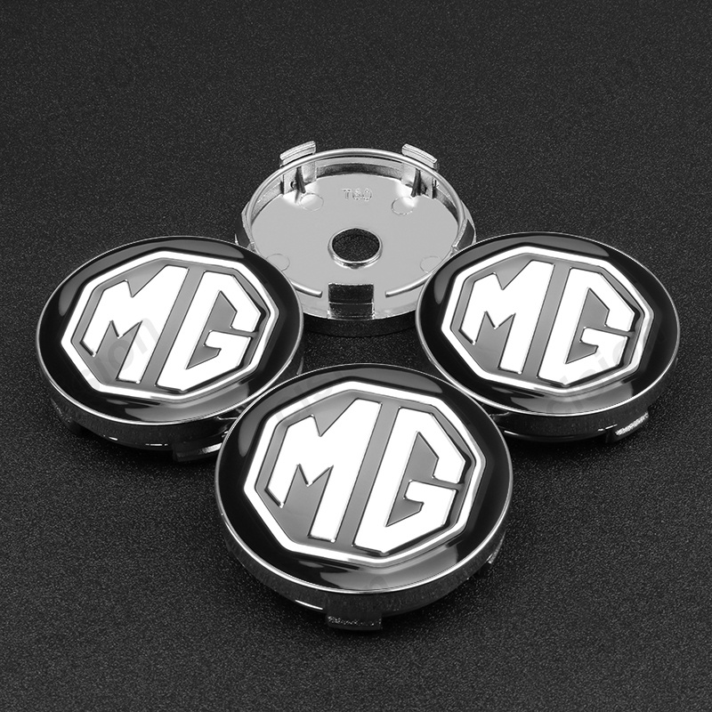 4Pcs 60mm MG Wheel Center Hub Caps Car Emblem Badge Logo Wheel Center ...