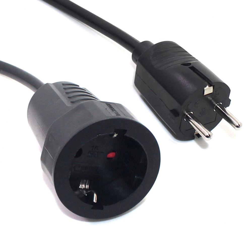 European Standard Male To Female Power Extension Cable 3G1.0mm Wire ...