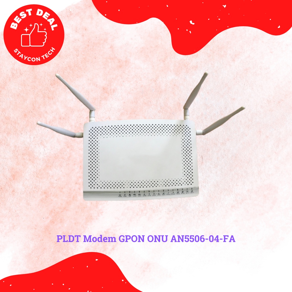 BRAND NEW PLDT Modem GPON ONU AN5506-04-FA | Shopee Philippines