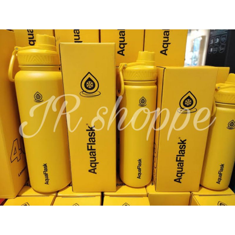 Aquaflask Lemon Slush 18/22/3240oz Wide Mouth with Spout Lid Vacumm ...