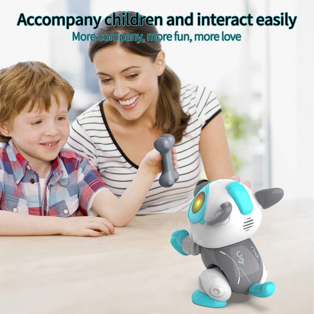 Y04 Smart DIY Robot Dog Animals Toy for Kids Smart Puppy Interactive ...