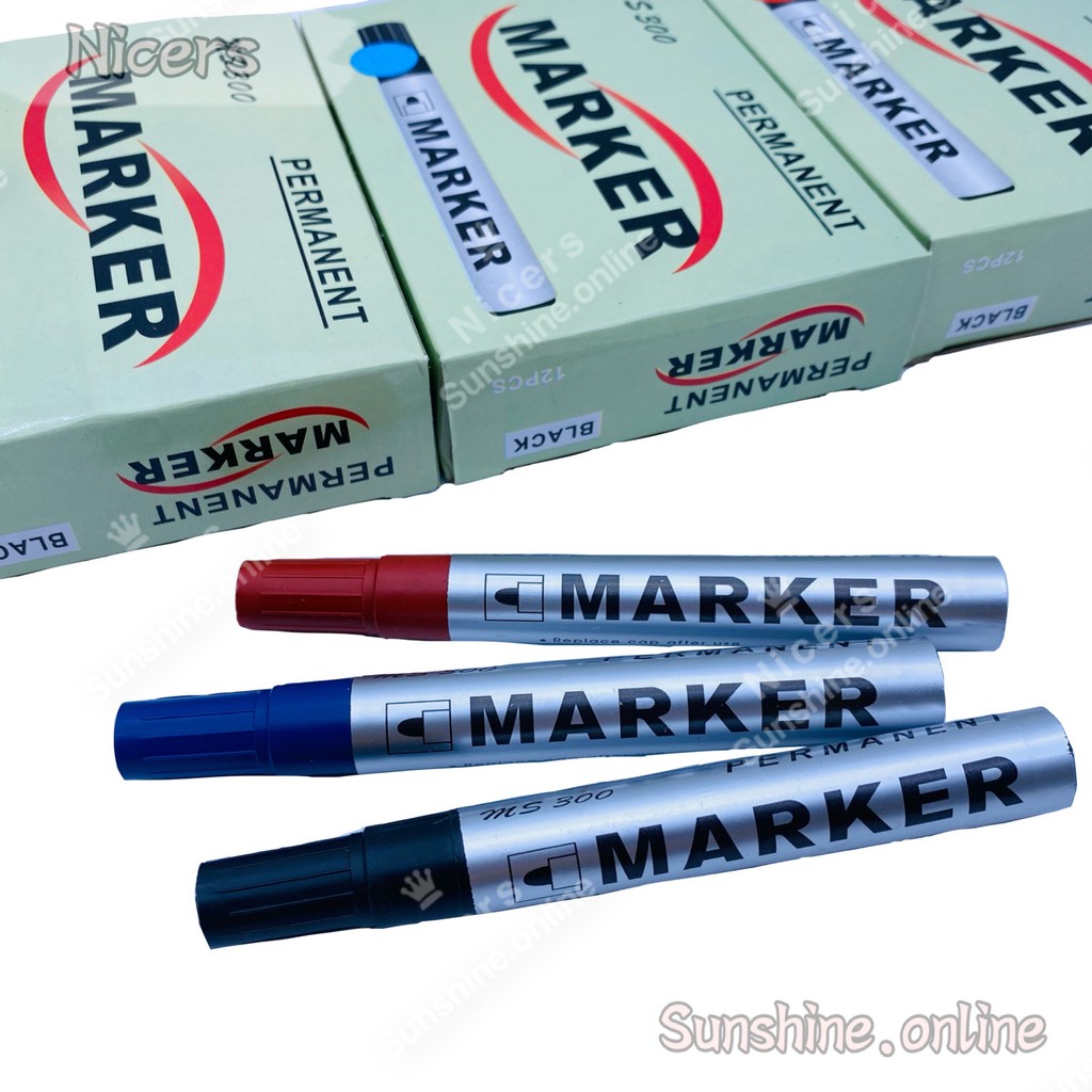 MS-300 Marker Ms300 12pcs 1box | Shopee Philippines