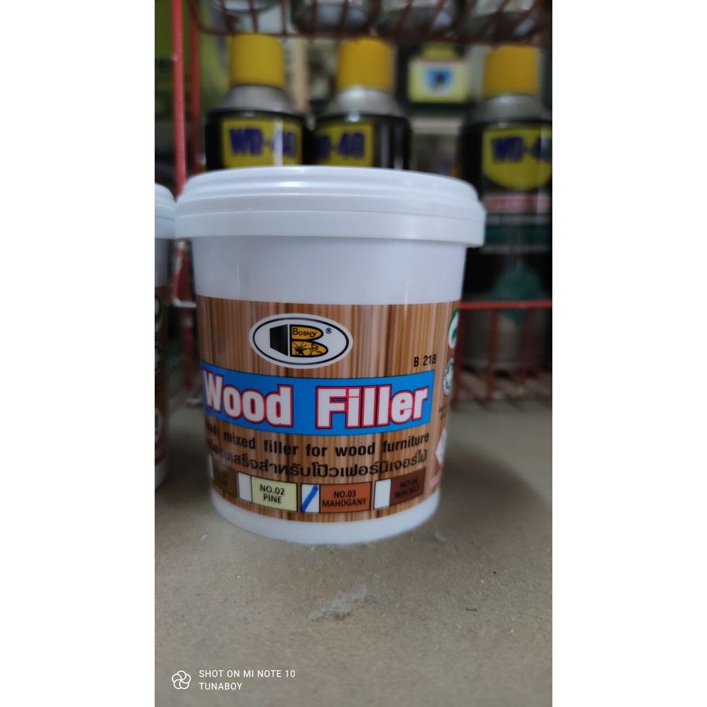 Bosny 500g BIG - Wood Filler B218 (Ready Mix Filler For Woodworks ...
