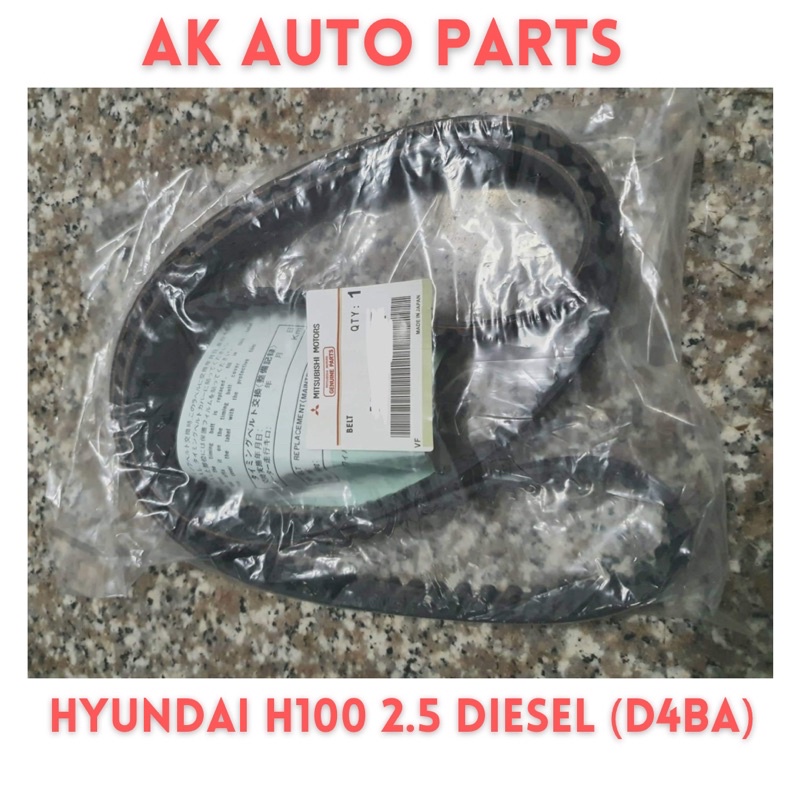 Timing Belt Hyundai H100 2.5 Diesel (D4BA) 1993-1994 163T | Shopee ...