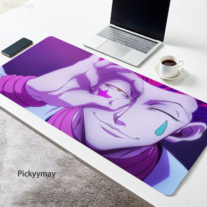Anime Hunter X Hunter Mouse Pad Computer Table Locking Lock Edge Mause ...