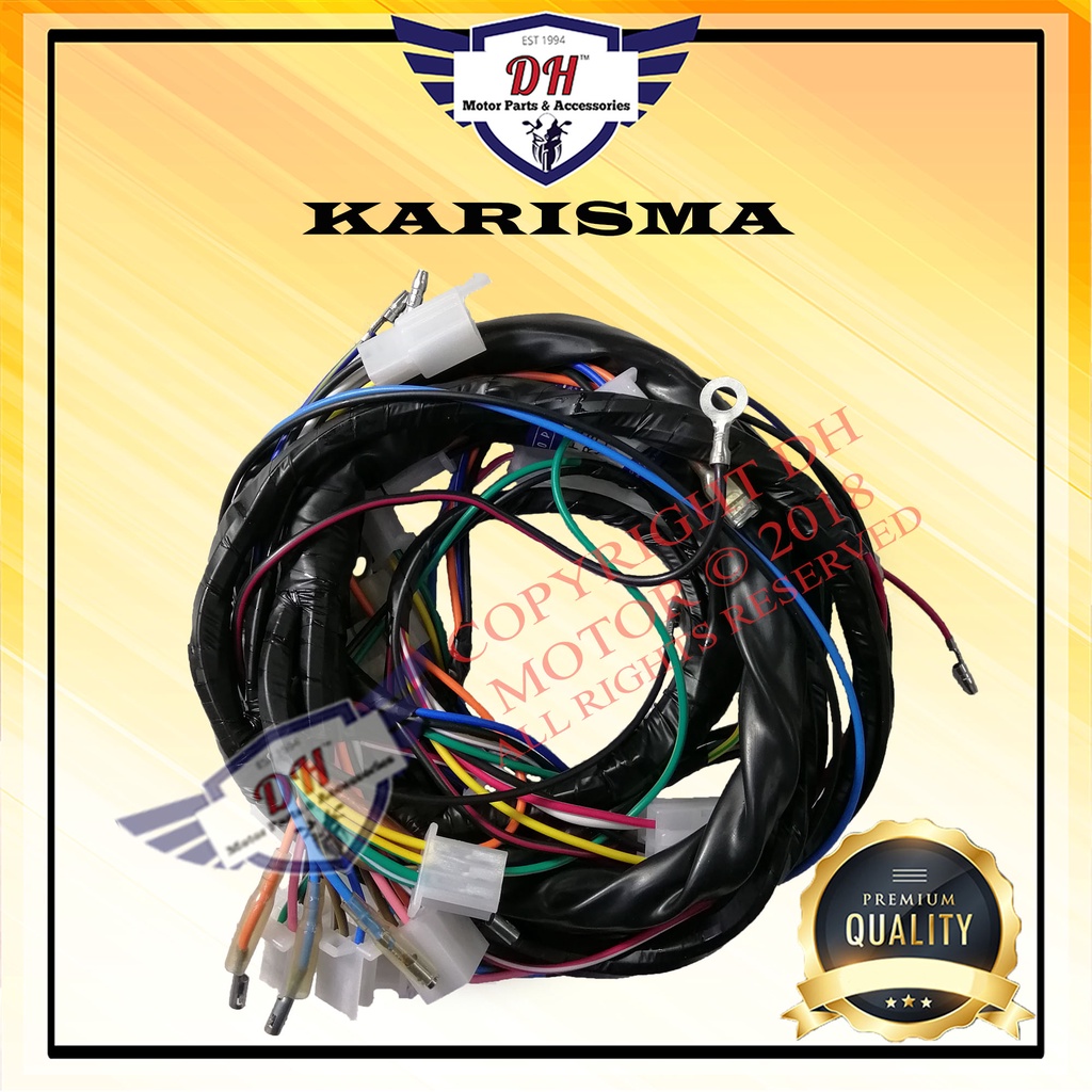 KARISMA WIRING BODY WIRE HARNESS FULL SET MODENAS | Shopee Philippines