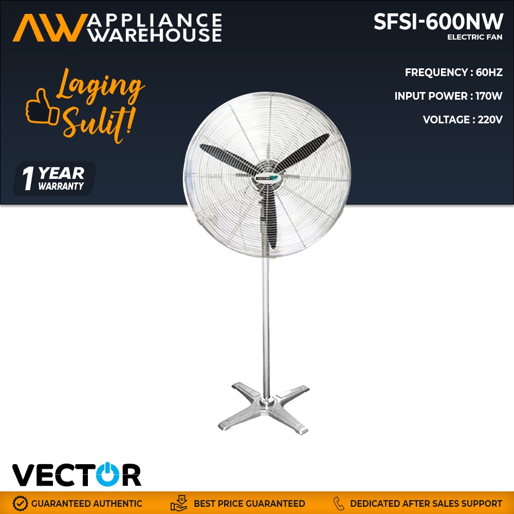 Vector SFSI-600NW (24") Industrial Stand Fan | Shopee Philippines