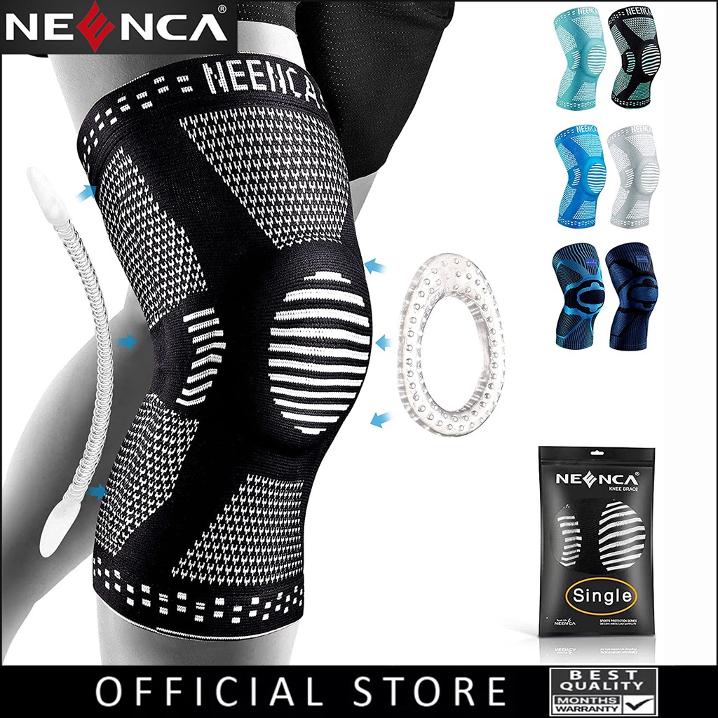 NEENCA Knee Compression Sleeve Support With Patella Gel Pads And ...