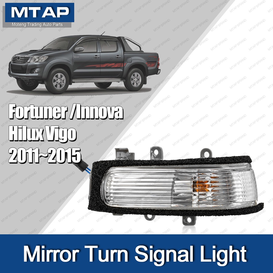 【Ready Stock】Outer Rearview Mirror Turn Signal Lamp For Toyota Hilux ...