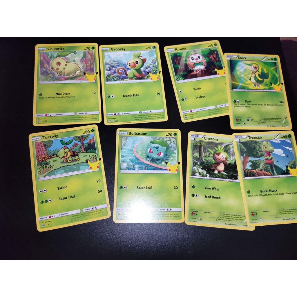 McDonald's 25th Anniversary PTCG Pokemon Card, Pokemon Flash Card ...