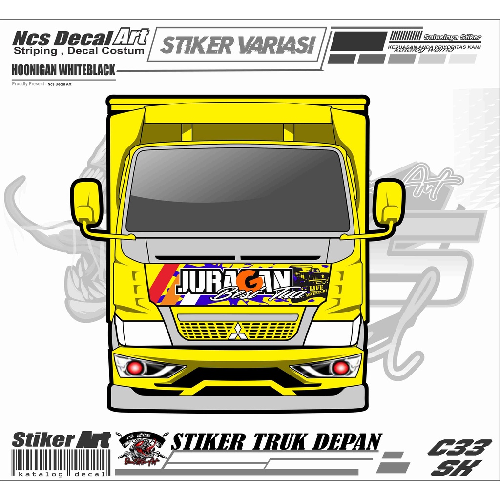 Truck Front Sticker Truck Sticker Truck Cabin Sticker Canter Sticker ...