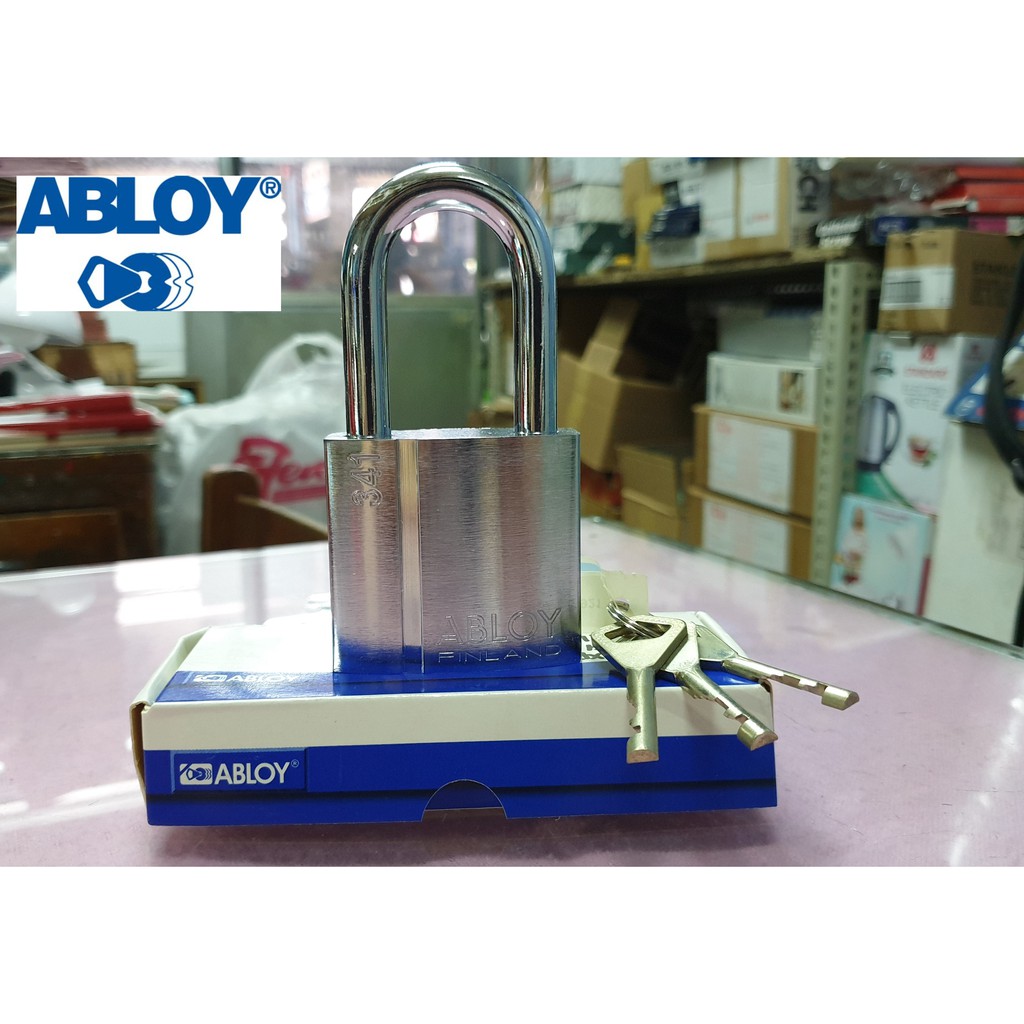 ABLOY PL 341/50 brass padlock 57mm x 50mm (Finland) | Shopee Philippines