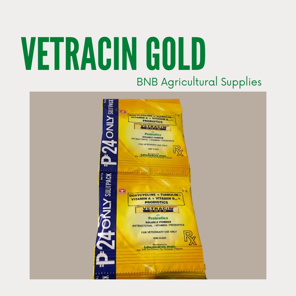 Vetracin Gold Powder 5g per sachet | Shopee Philippines