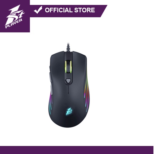 1STPLAYER DEATH KNIGHT DK3.0 E-SPORTS 6400DPI RGB GAMING MOUSE USB ...