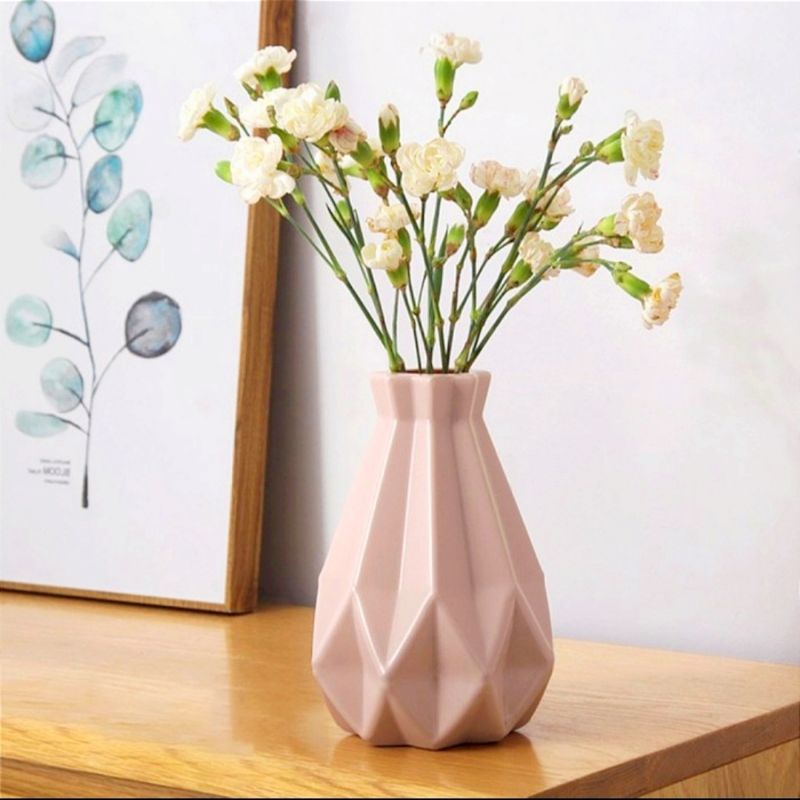NORDIC PLASTIC FLOWER VASE / AESTHETIC MINIMALIST FLOWER VASE / KOREAN ...