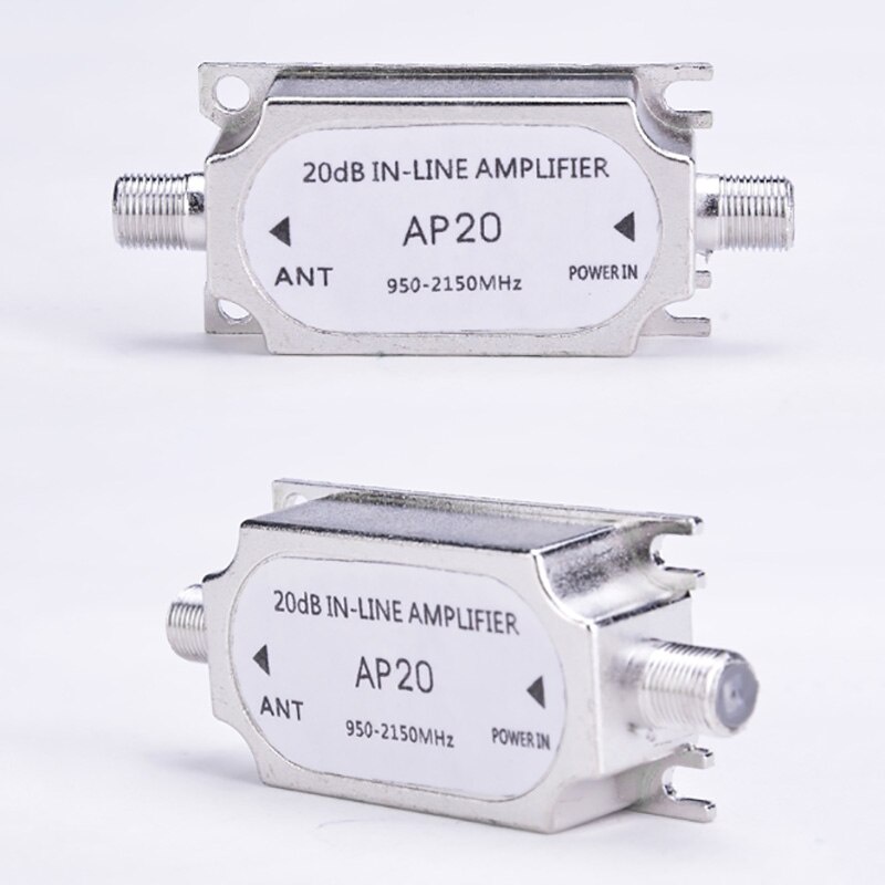 Hot Satellite Signal Booster Amplifier 20dB In-line 950-2150MHZ for ...
