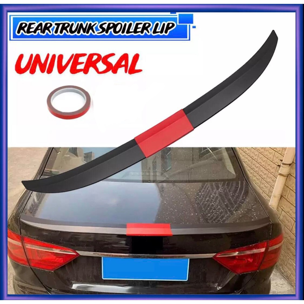 Universal Rear trunk Ducktail Spoiler adjustable for sedan car ...