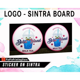 Sticker on sintra board Waterproof and durable high quality print ...