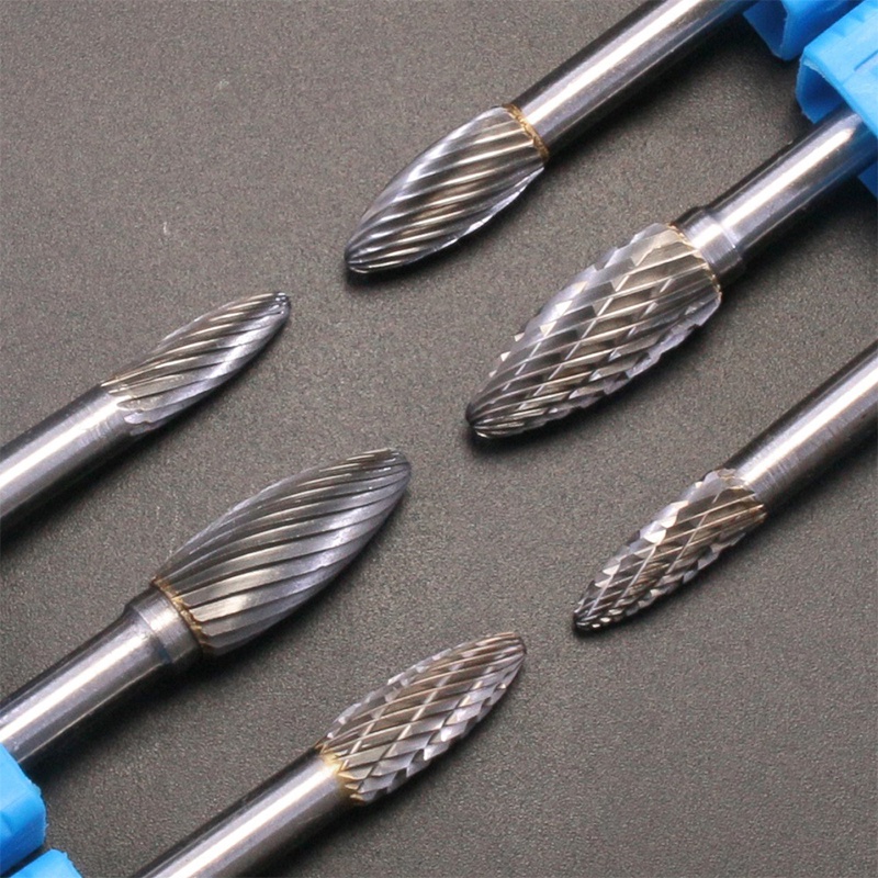 Double-cut HX Tungsten Carbide Alloy Rotary File Tool Point Burr Die ...