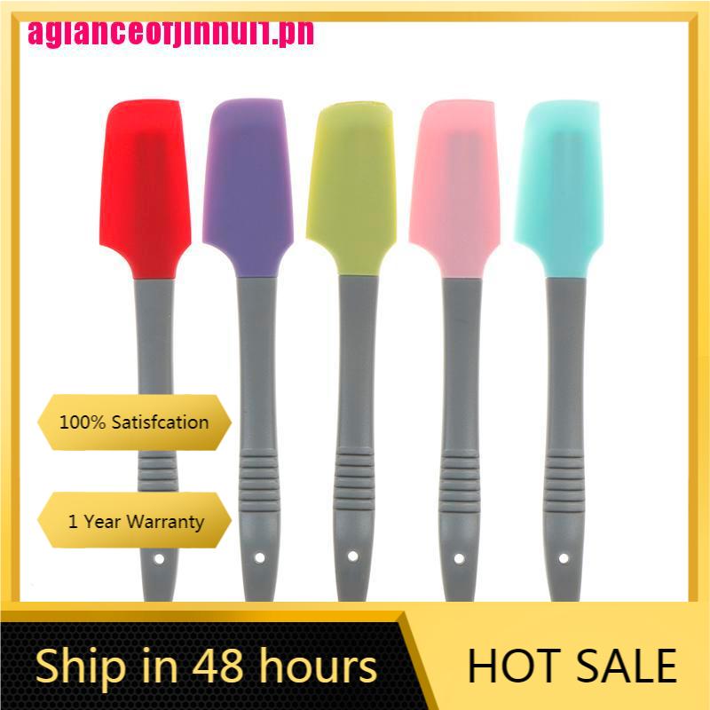 [65AG]1pc Mini Silicone Cream Butter Cake Spatula Mixing Batter Scraper ...