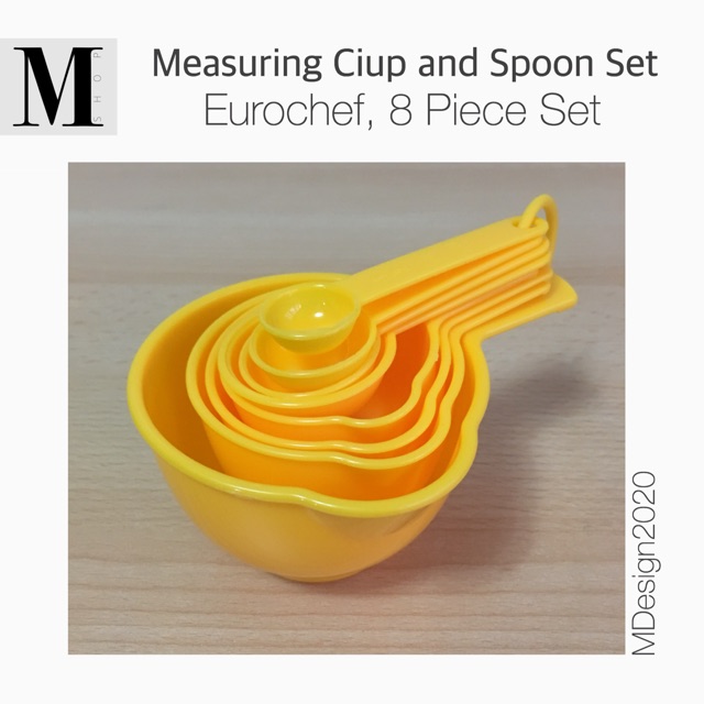 Eurochef Measuring Cup and Spoon Set, 8pc Set | Shopee Philippines