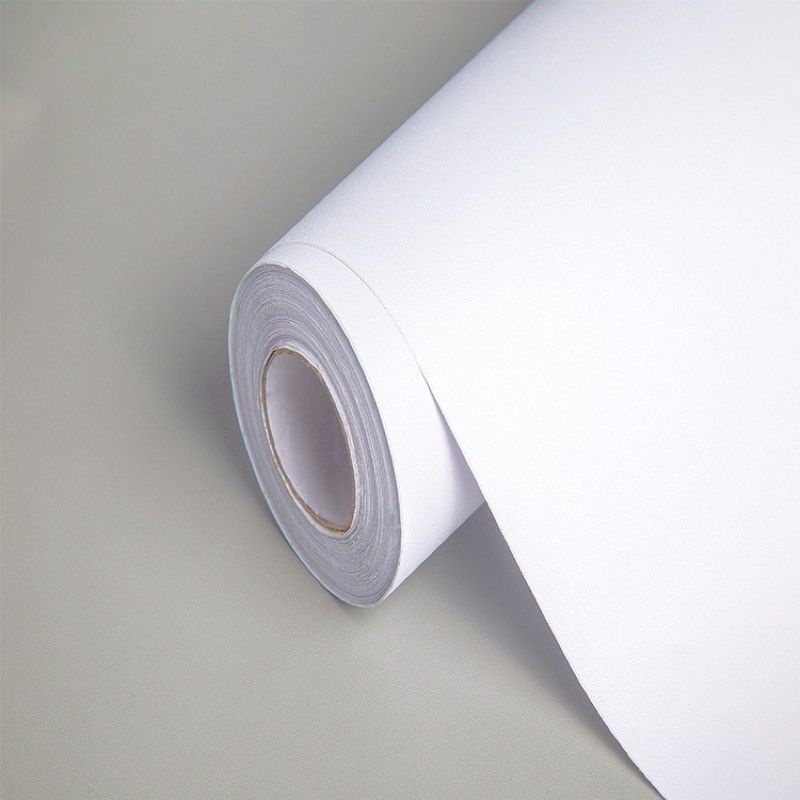 Waterproof Wallpaper 10M*45CM PVC Plain color Stripe Paper Pvc Self ...