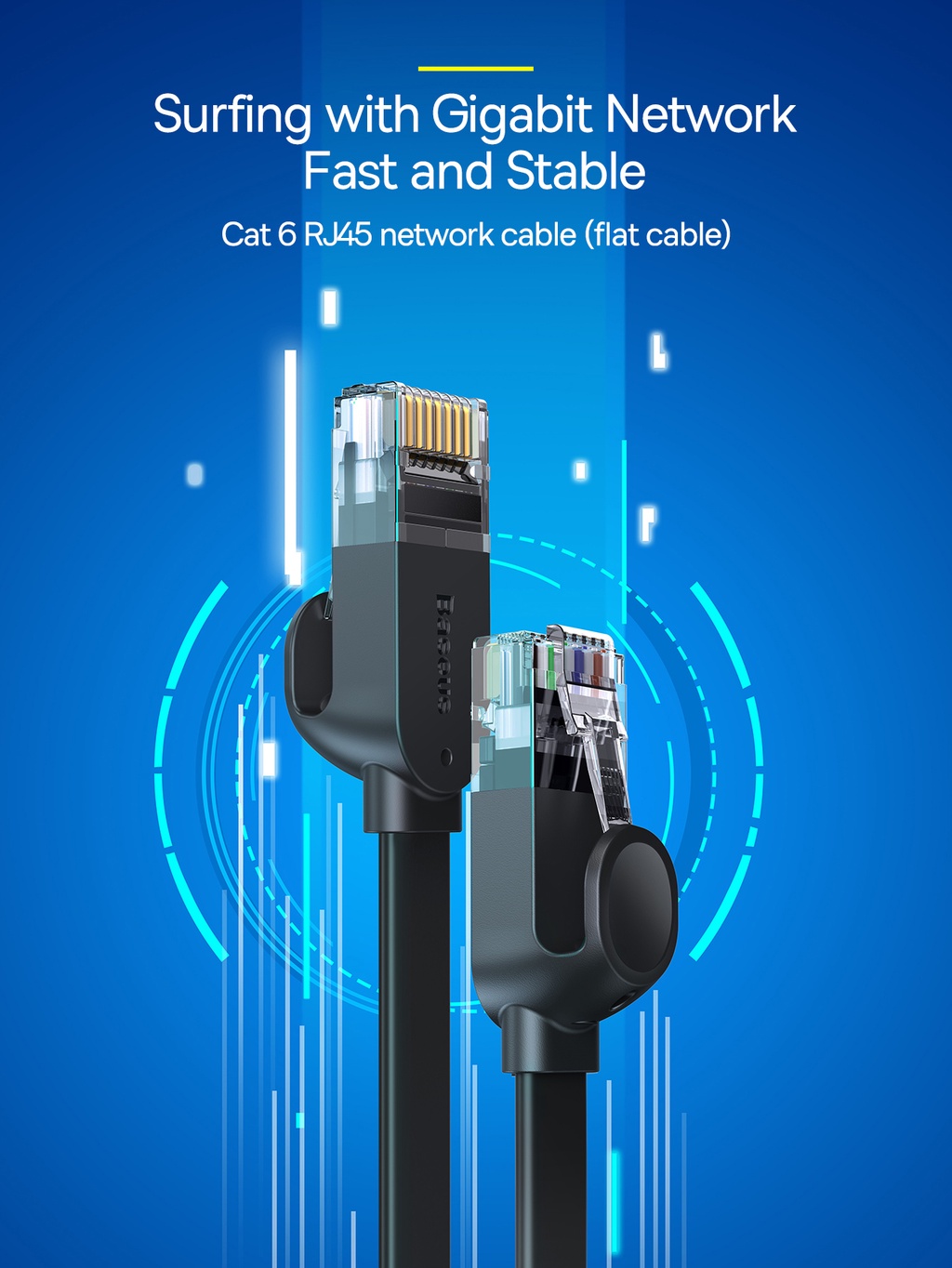 Baseus Cat6 1000Mbps High Speed Ethernet Cable CAT 6 RJ45 Network Cable ...