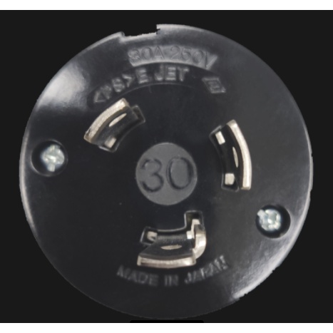 Panasonic 30A Twist Lock Plug 2 Pole + E 3 Pole 3 PINS 250V Twistlock ...