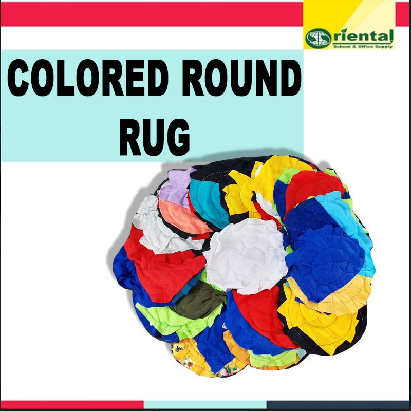 Assorted Colors Round Rug - 5 & 10 pcs. Circle Basahan Wipe and Dry for ...