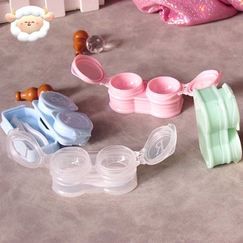 Portable Cute Contact Lenses Box Lens Case For Eyes Care Kit Candy ...