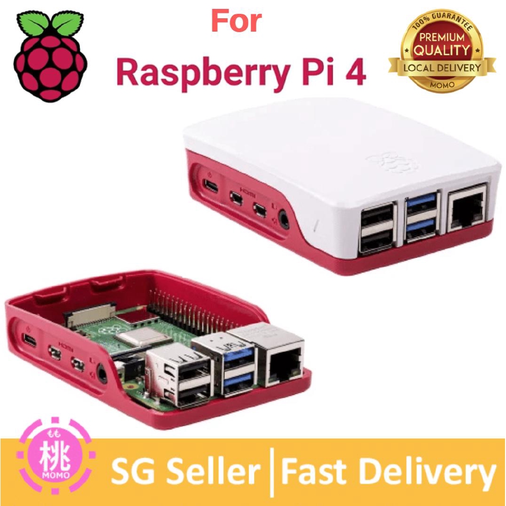 Raspberry Pi 4 Official case Enclosure ( White ) | Shopee Philippines