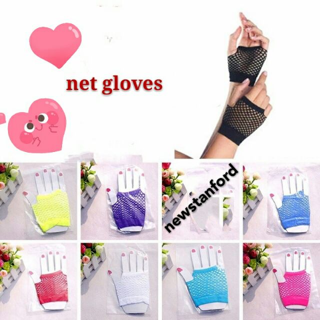 Short Fishnet Net Hand Gloves for Women | Shopee Philippines