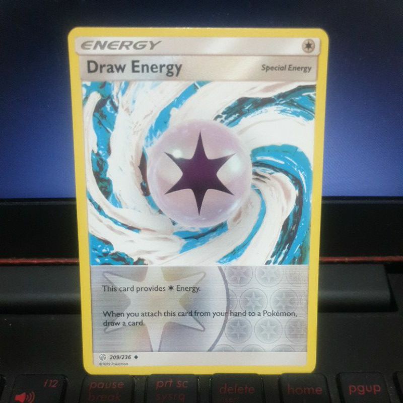 Draw Energy - 209/236 - Uncommon Reverse Holo Sun & Moon: Cosmic ...