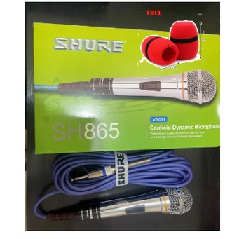 SH-865 Professional Videoke Mirophone mic High-End Dynamic Wired mic ...