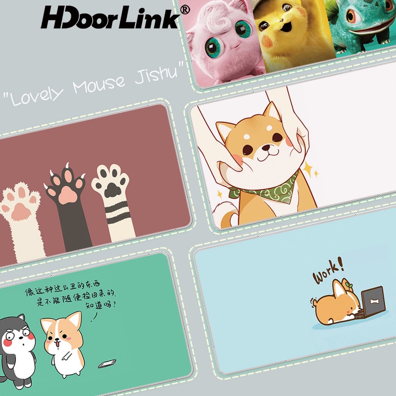 HdoorLink Large Cute Mouse Pad Kawaii Anime Cartoon Simple Gaming ...