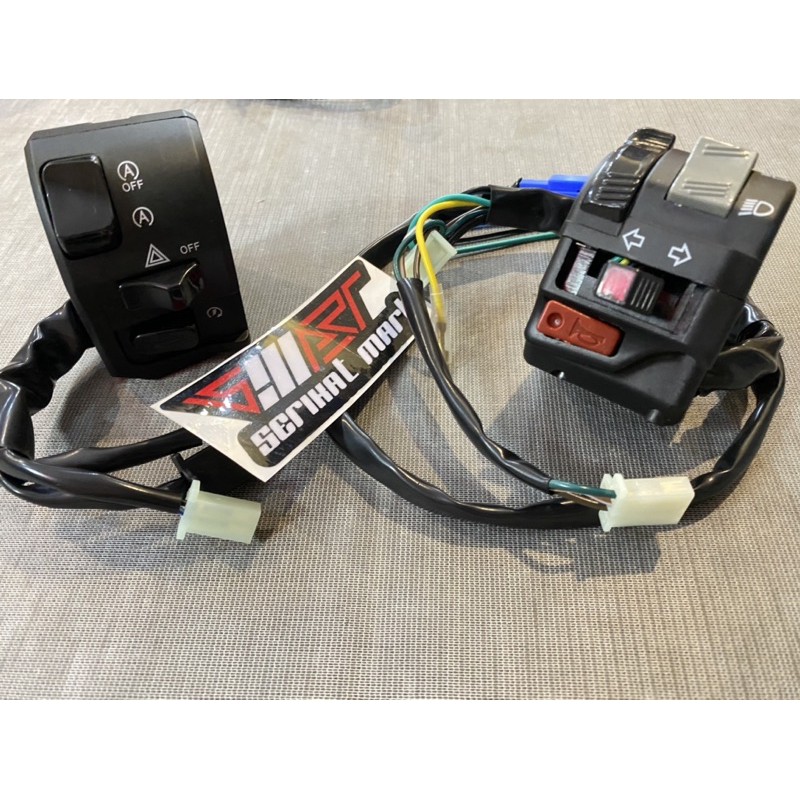 NMAX SWITCH SET RIGHT AND LEFT PLUS HAZARD LIGHTS | Shopee Philippines