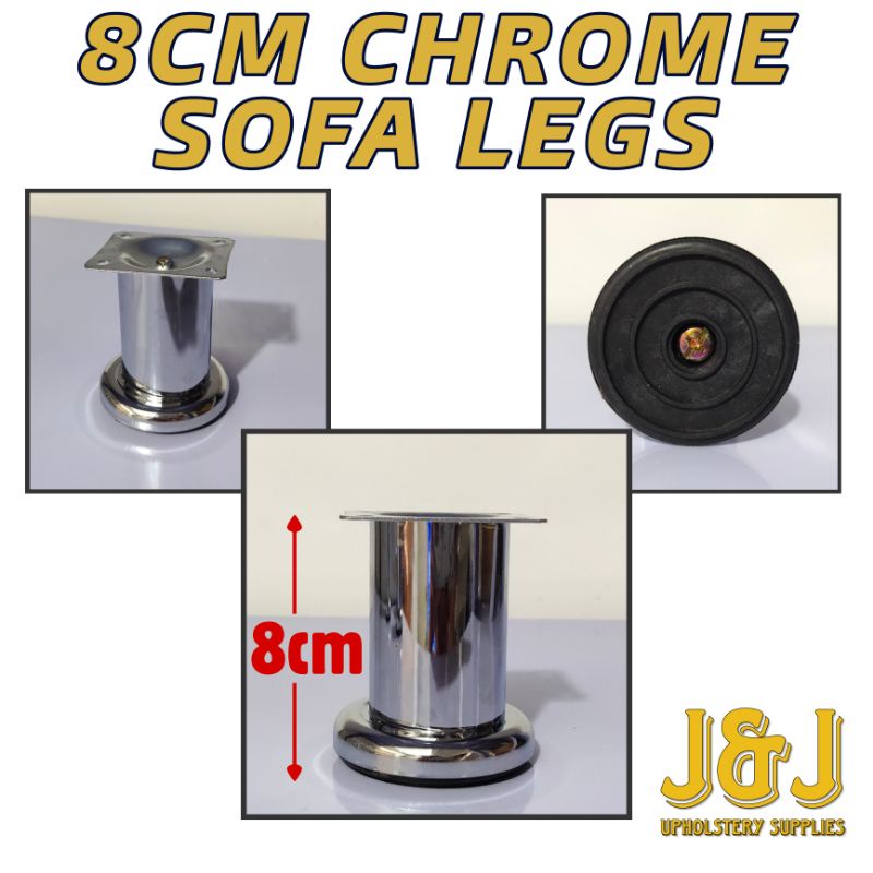 Chrome Sofa Legs (5cm, 6cm, 8cm, 10cm) for furniture, Sofa legs ...