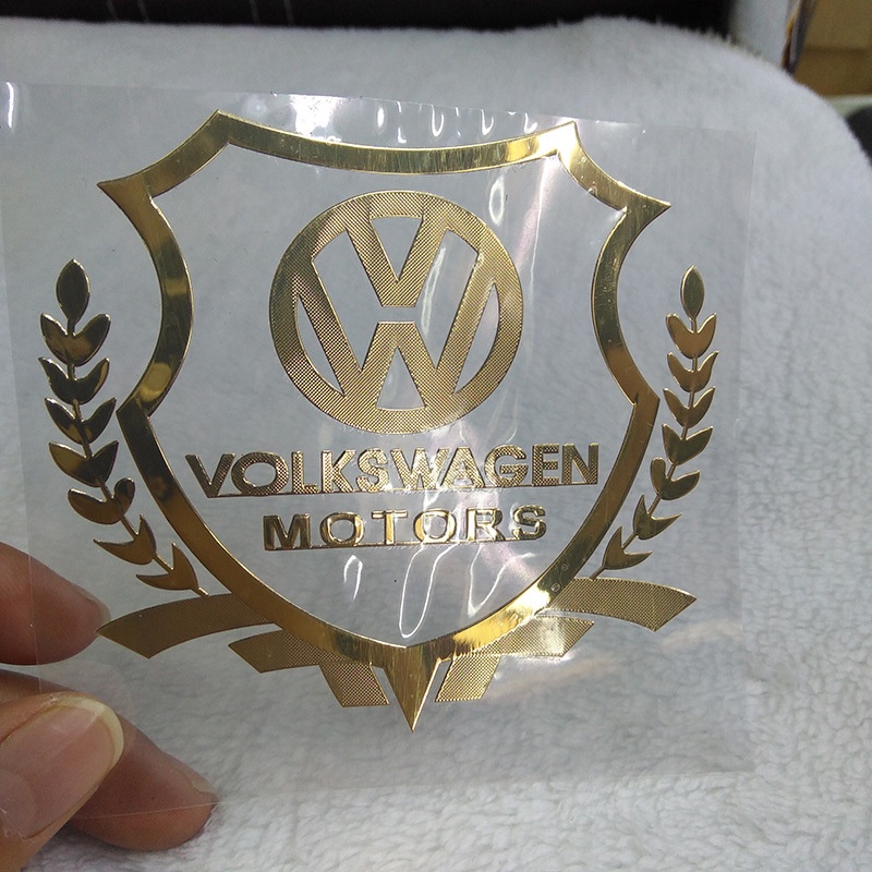 Car Triangle Window Metal Sticker VIP Center Column VW Audi Benz Toyota ...