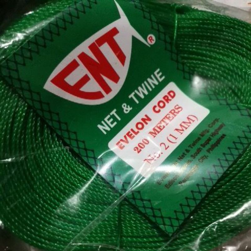 ENT Evelon Cord 200 meters #2 LUBID NYLON ROPE POLYYLENE ROPE HIGH ...