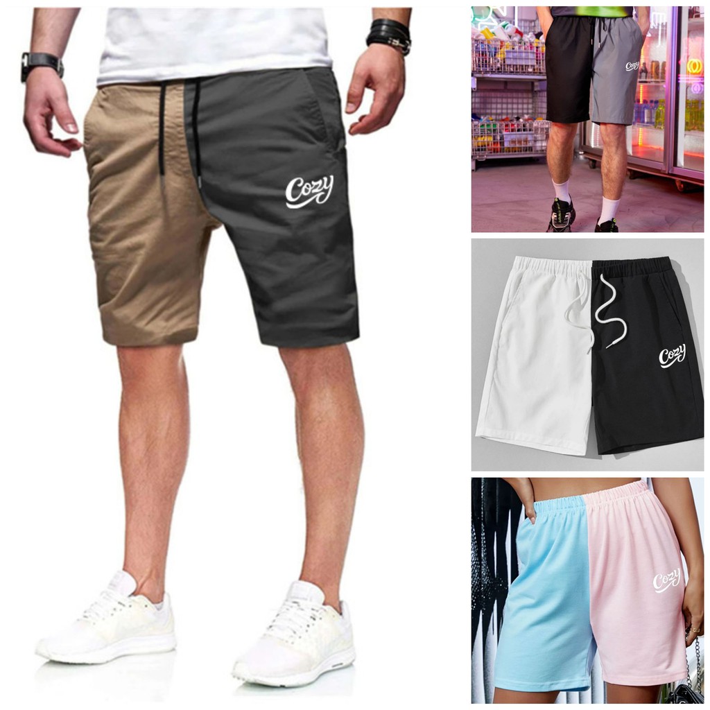Men's COZY Cotton Short Two Toned Stretchable JB83 | Shopee Philippines