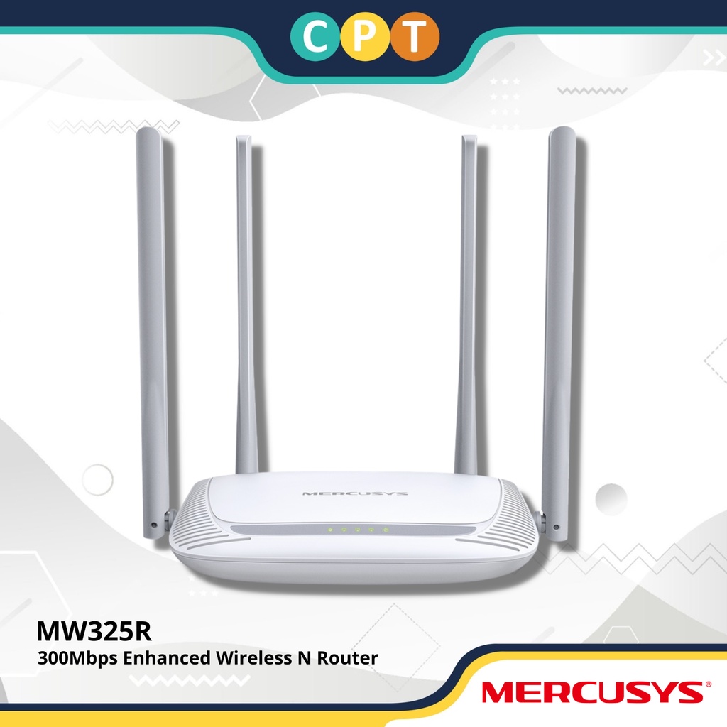 Mercusys MW325R 300Mbps Enhanced Wireless N Router | Shopee Philippines