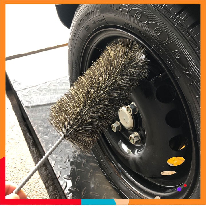 Specialized multi-purpose wheel brush, engine compartment for cars and ...