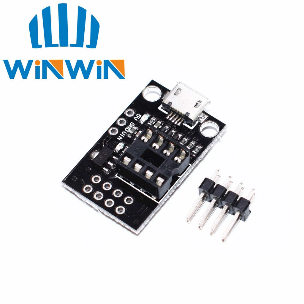 Pluggable Development Board For ATtiny13A/ATtiny25/ATtiny45/ATtiny85 ...