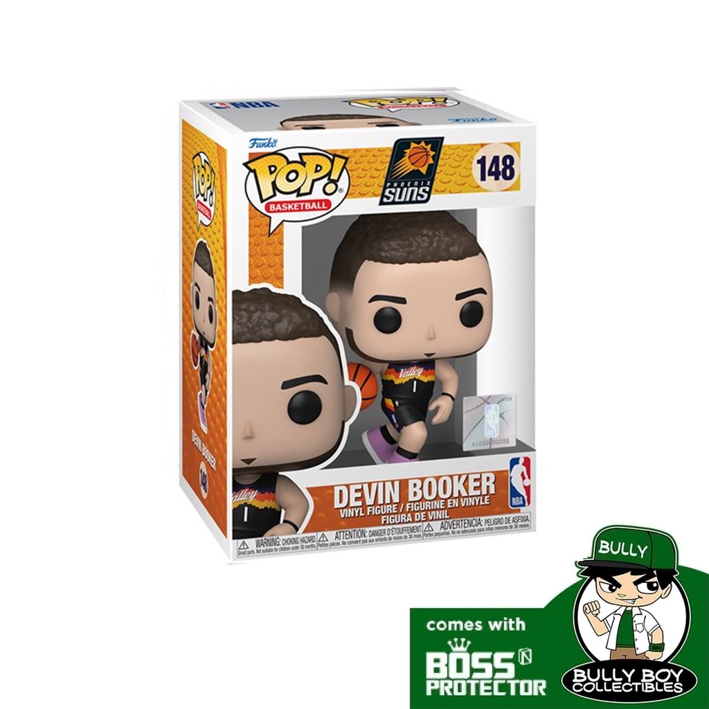 POP! NBA: Suns - Devin Booker City Edition 2021 148 With Boss Protector ...