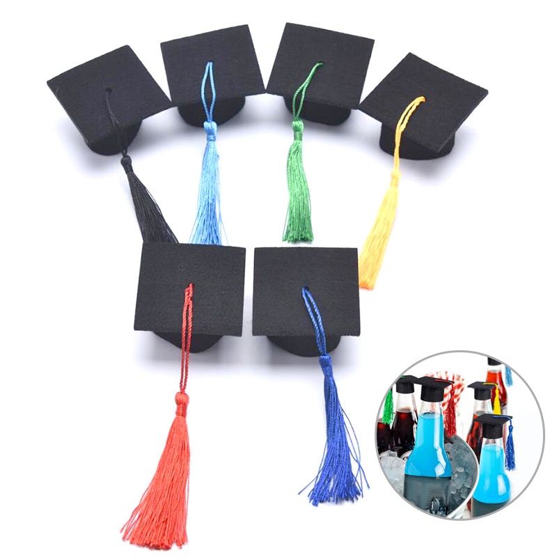 Graduation Hat Mini Doctoral Cap Costume Graduation Cap With Tassels ...