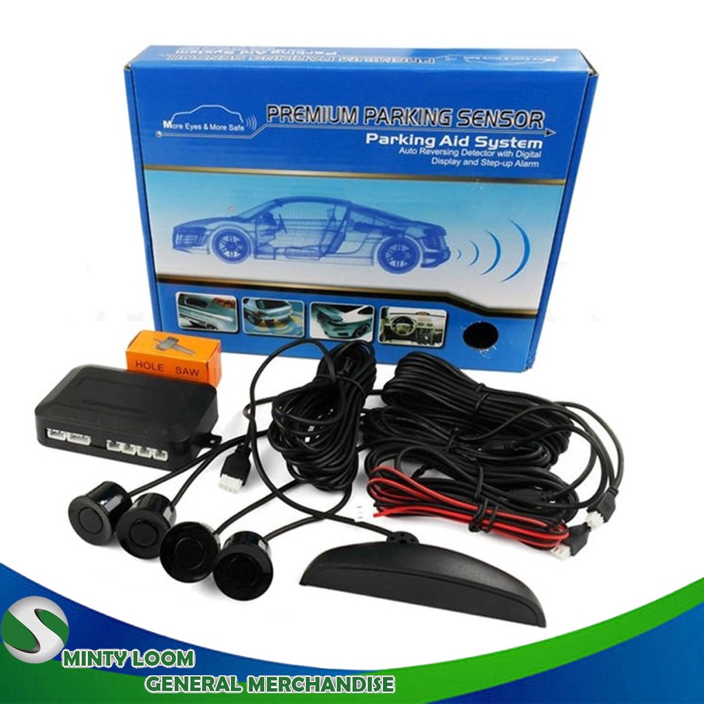 Car Parking Sensor With 4 Eye Reverse Backup Sensors | Shopee Philippines