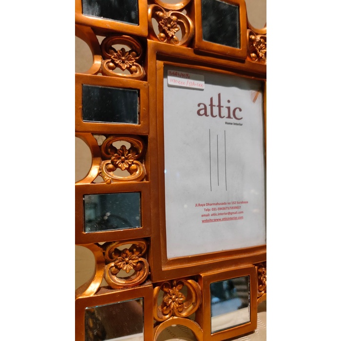 Exotic Brown Classic Resin Frame- Photo Frame With Classic Carving ...