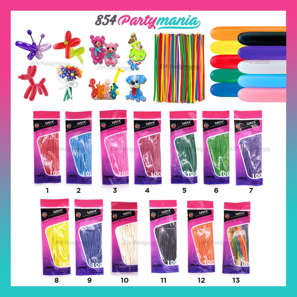 Prolatex 260Q Twisting Long Balloons BK Thailand For Animal Twisting ...