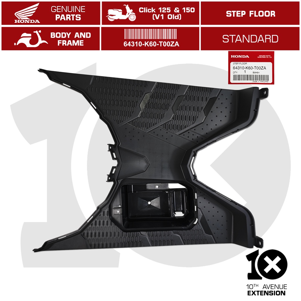 10thX HONDA Genuine Step Floor (Foot Board) Part No.64310-K60-T00ZA for ...